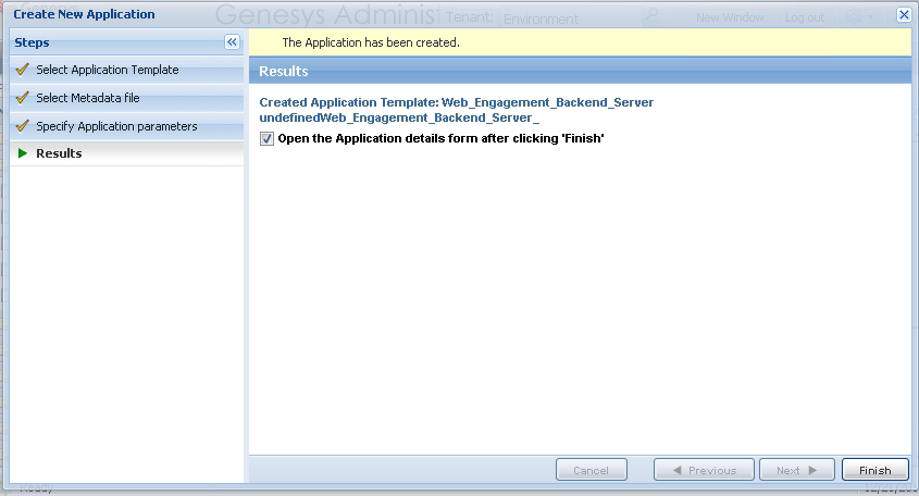 Documentation:GWE:Deployment:PrepareforConfigurationServer:8.1.1 - Genesys Documentation