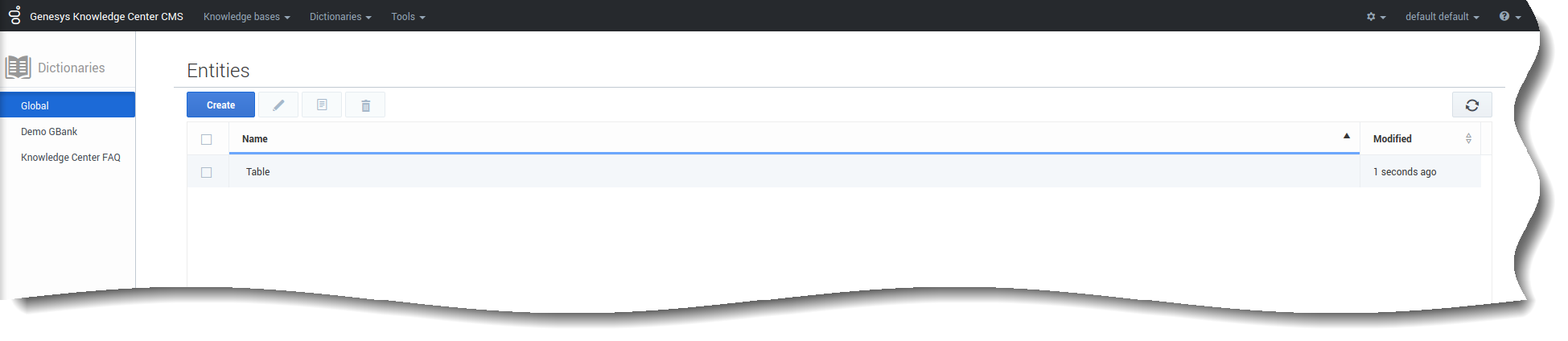 Documentation:KC:User:Entities:Current - Genesys Documentation