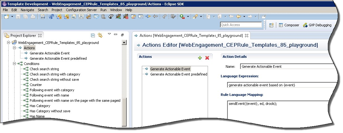 Documentation:GWE:Developer:PublishtheCEPRulesTemplate:8.5.2 - Genesys Documentation