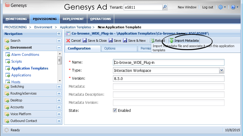 Documentation:GCB:Deployment:InstallingthePlug-inforIW:8.5.1 - Genesys Documentation