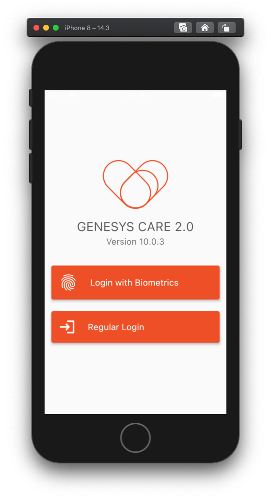 Documentation:ST:MobileUser:BiometricAuthentication:current - Genesys Documentation