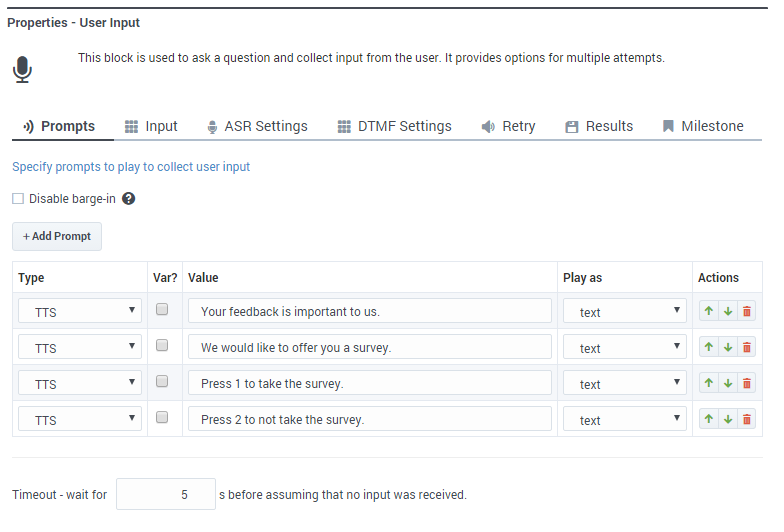 Documentation:DES:Help:UserInput:current - Genesys Documentation