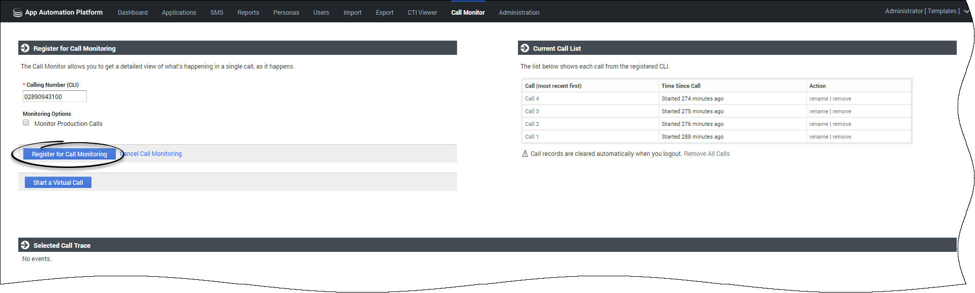 Documentation:GAAP:iaHelp:CallMonitor:Current - Genesys Documentation